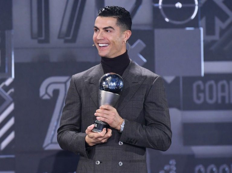 Man United and Portugal star Cristiano Ronaldo wins The Best FIFA ...