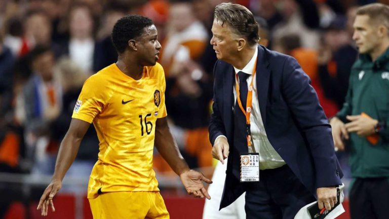 Tyrell Malacia admits that he disagreed with Dutch manager Louis Van Gaal